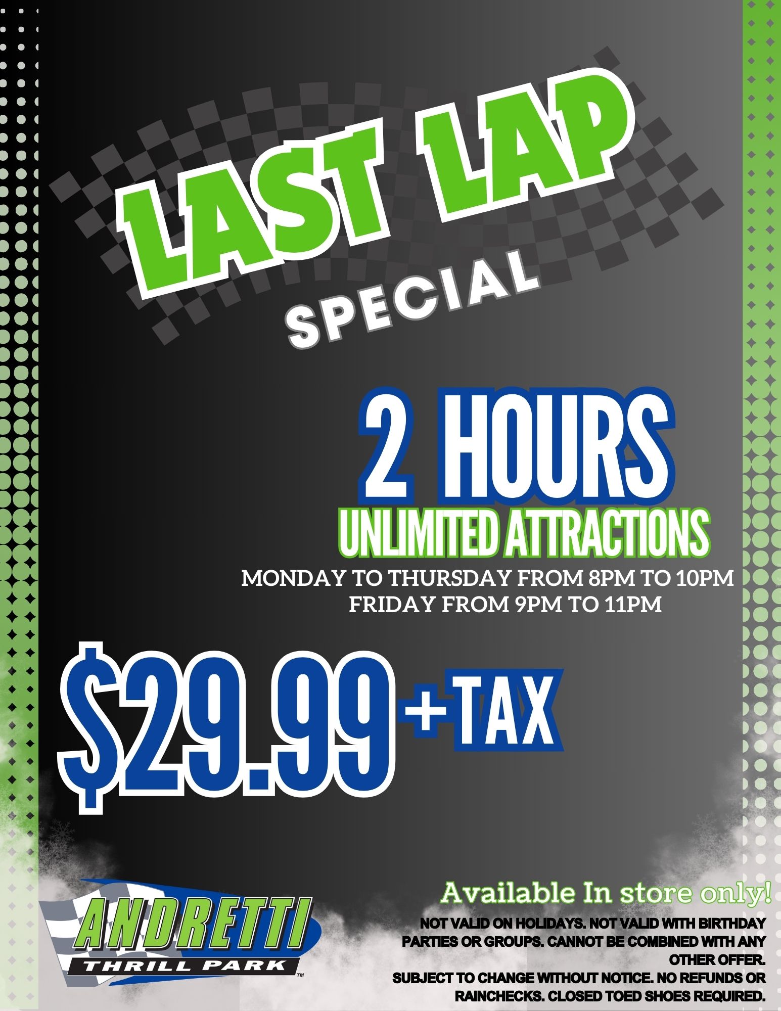 Special offers – Andretti